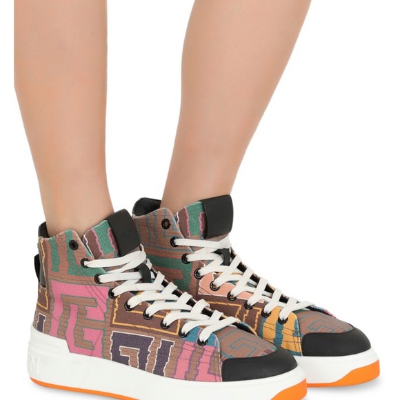 Balmain | Shoes | Rare New Authentic Balmain Court Monogram | Poshmark